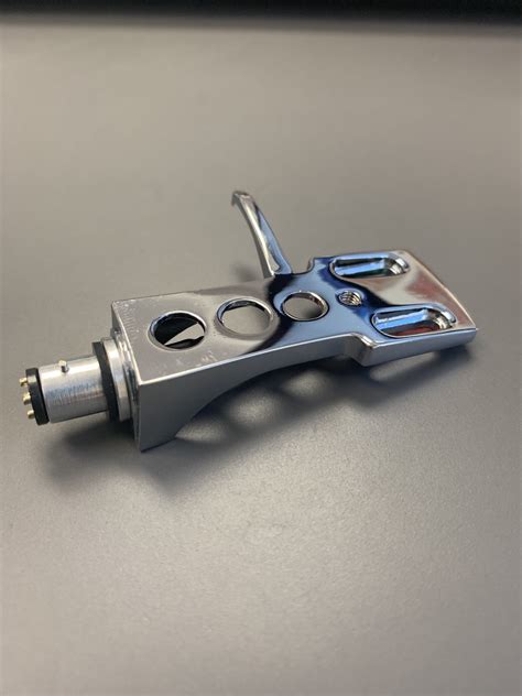 Headshell For 1 2 Mounted Magnetic Cartridges Silver The Turntable