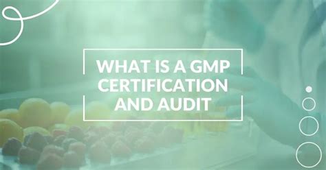 What Is A Gmp Certification