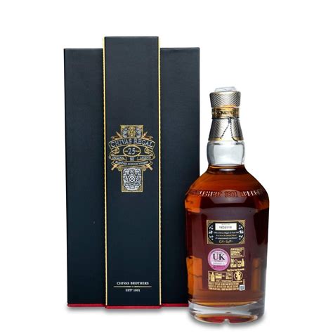 Chivas Regal 25 Year Old Blended Scotch Whisky Jpha