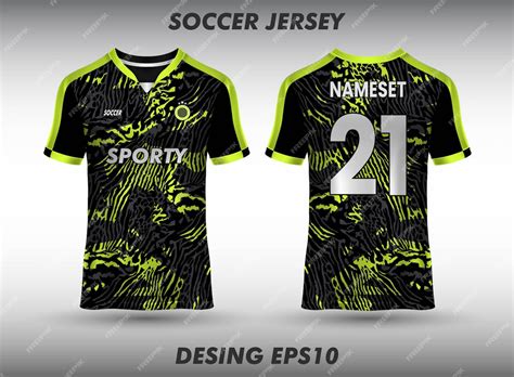 축구 유니폼 축구 키트 및 농구 유니폼을 위한 탱크 탑을 위한 티셔츠 스포츠 디자인 템플릿 앞면과 뒷면의 스포츠 유니폼 모의 스포츠 클럽 프리미엄 벡터