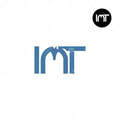 Letter Imt Monogram Logo Design Stock Vector Illustration Of Name