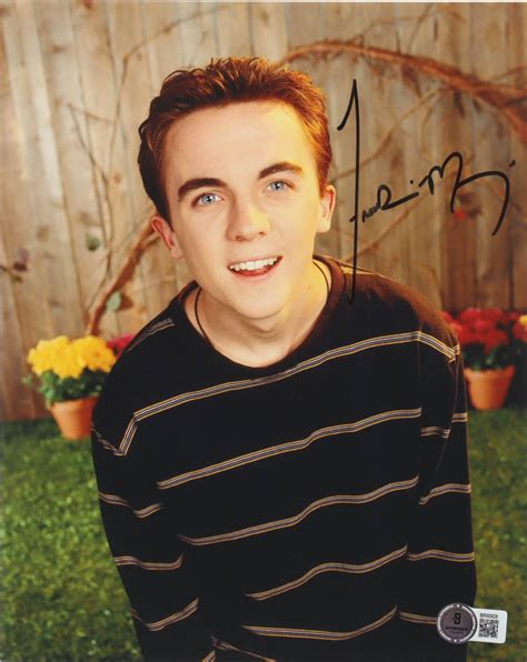 Frankie Muniz Signed Malcolm In The Middle 8x10 Photo Beckett