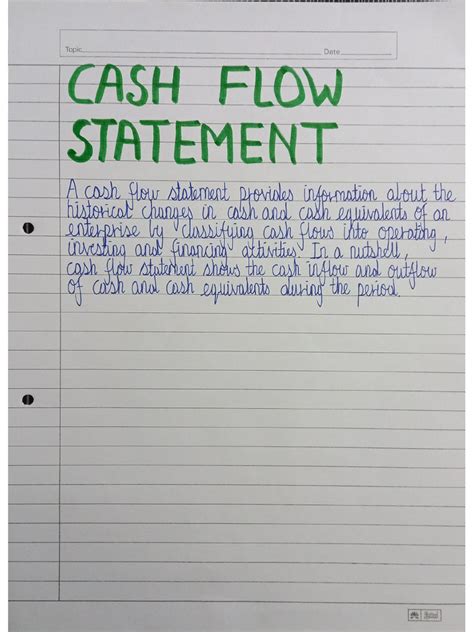 Cash Flow Project Arnav Pdf