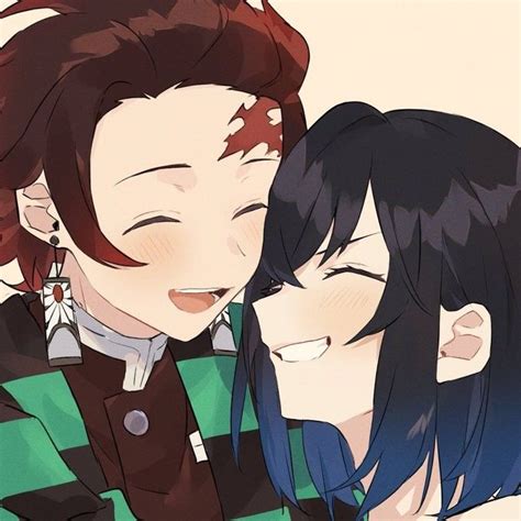 Adorable Inosuke And Tanjiro Fanart