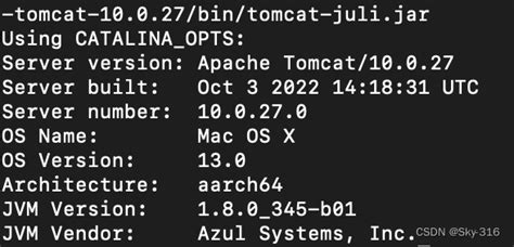 mac os配置tomcat服务器教程 mac tomcat csdn博客