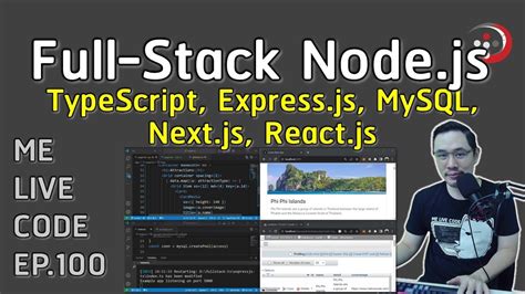 พื้นฐาน Full Stack Nodejs ด้วย Typescript Expressjs Nextjs Reactjs หมีไลฟ์โค้ด Ep100