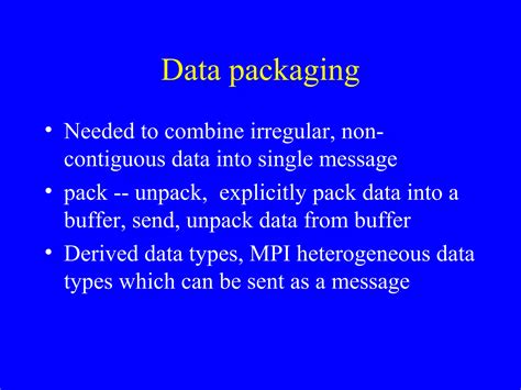 Message Passing Interface Ppt