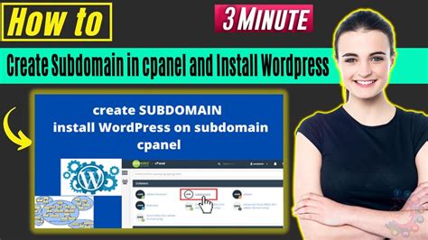 how to create subdomain in cpanel and install wordpress 2024 youtube