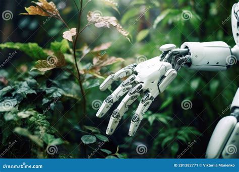 the robot s arm takes care of the plants innovative technologies of