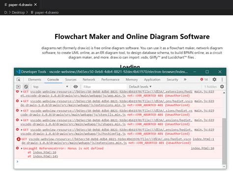 opening a drawio file gets stuck and reopening doesn t fix it · issue