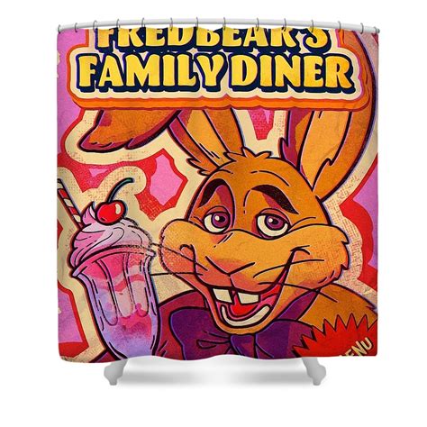 Five Nights At Freddys Security Breach Rabbit Shower Curtain Five