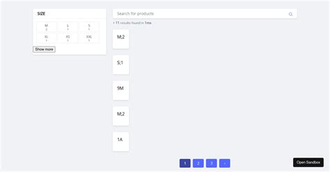 Groupsizerefinementlist Usecase Forked Codesandbox