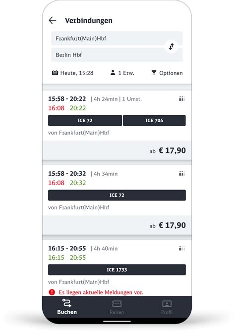 Deutsche Bahn Bahn App Db Navigator Bekommt Update