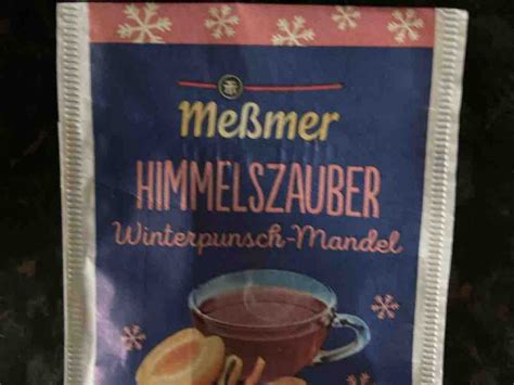 Meßmer Tee Himmelszauber Winterpunsch Mandel Kalorien Tee Getränke