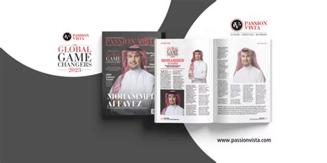 Mohammed Al Fayez Passion Vista Magazine