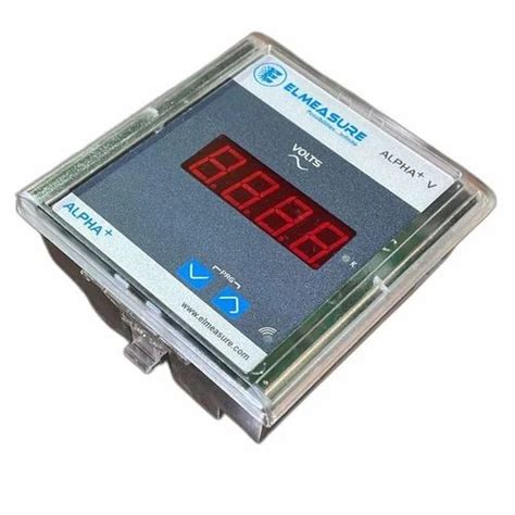 three phase elmeasure alpha v digital volt meter dimension 130x110cm
