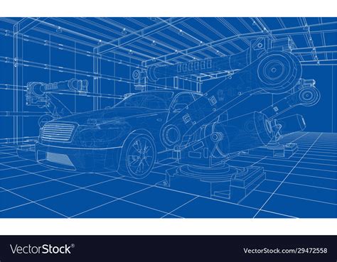 Assembly Motor Vehicle Royalty Free Vector Image