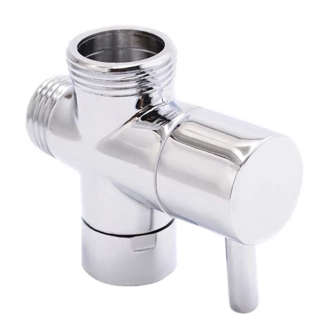 Brass 3 Ways Shower Head T Adapter Diverter Valve Toilet Sprayer Faucet Bathroom Accessory Part