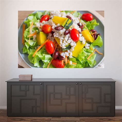 Painel Adesivo De Parede Comida Saudável Restaurante pnm Leroy Merlin