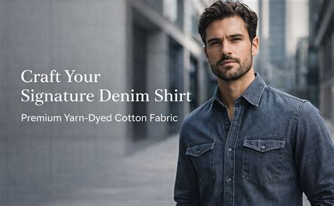 Bigreams Unstitched Yarn Dyed Cotton Lycra Stretchable Denim Shirt