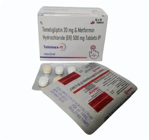 Teneligliptin 20mg Metformin 500mg At Rs 1390box Pharmaceutical