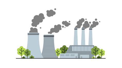 Factory Air Pollution Clipart