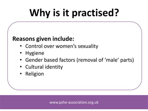 Female Genital Mutilation Warning Signs Ppt