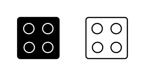 Dice Vector Icon 42618496 Vector Art At Vecteezy