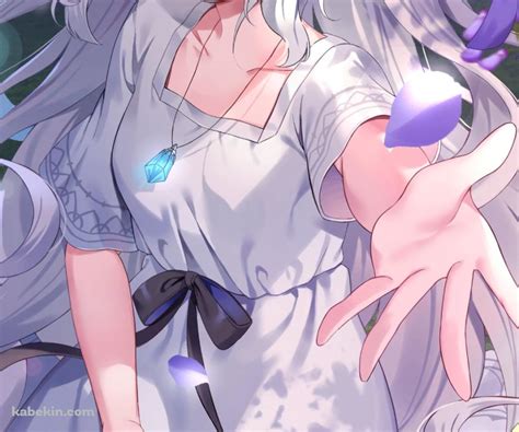 蘭の花に手を伸ばす可愛いリリー Lily Ender Lilies Quietus Of The Knights エンダーリ