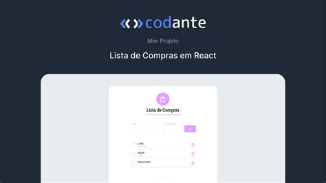 Mini Projeto Lista De Compras Em React Figma