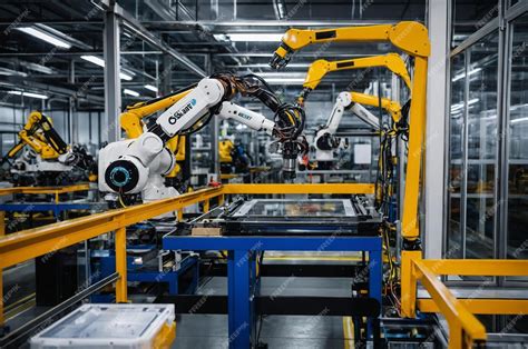 Smart Manufacturing Robotics For Seamless Production Processes Premium Ai Generated Image