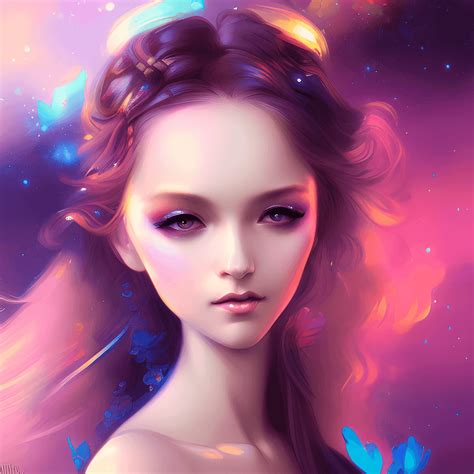 Hyper Realistic Princess Music Notes By Charlie Bowater · Creative Fabrica
