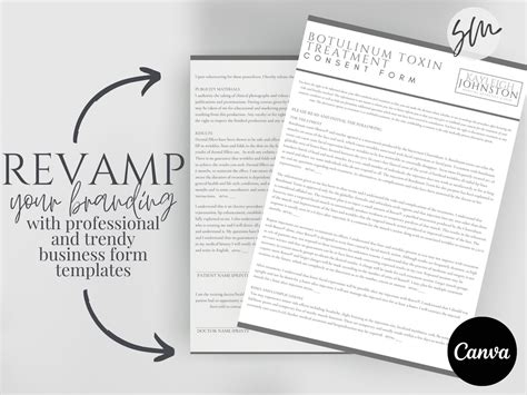 Editable Botox Consent Forms Nurse Injector Template Medspa Template Botox Client Consent