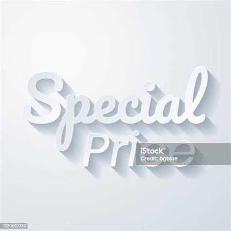 특별 가격 빈 배경에 용지 절단 효과가 있는 아이콘 3차원 형태에 대한 스톡 벡터 아트 및 기타 이미지 3차원 형태 가격