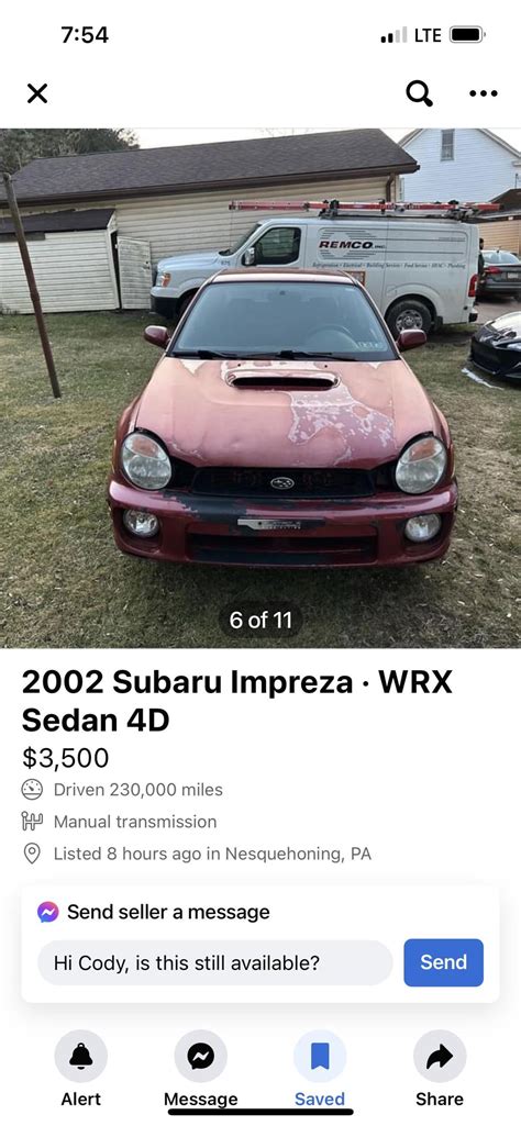 good first project r wrx