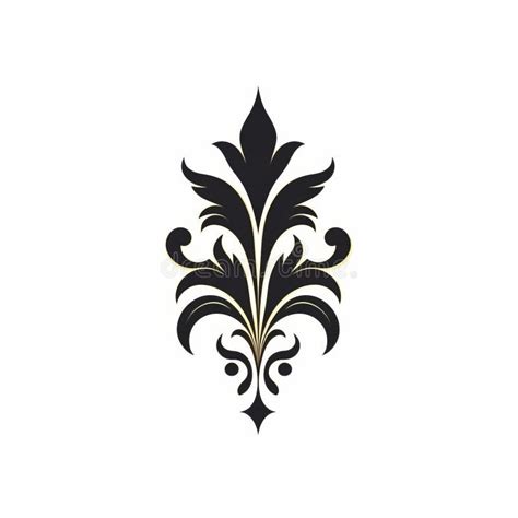 Black Scroll Silver Stock Illustrations 2332 Black Scroll Silver