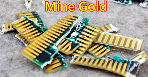 Gold Extraction Process How To Mine Gold From Electronics Components Old Appliances
