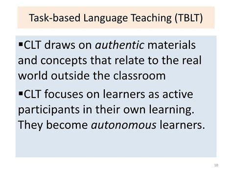Ppt Task Based Language Teaching Tblt Powerpoint Presentation Free Download Id2498482