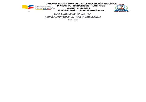 Pca Ccnn 8vo Manera De Elaborar Planificaciones Microcurriculares