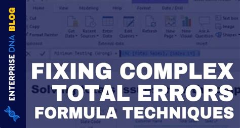 Fixing Incorrect Totals Using DAX Measures In Power BI Enterprise DNA
