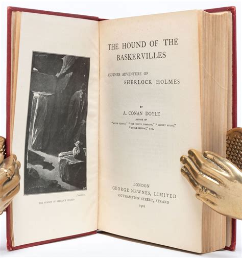 The Hound Of The Baskervilles By Doyle Sir Arthur Conan Near Fine First Edition