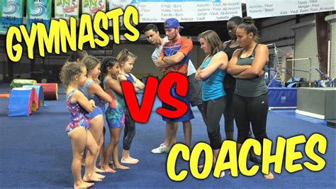 Gymnast Vs Coach Add On Gymnastics Challenge Rachel Marie Youtube