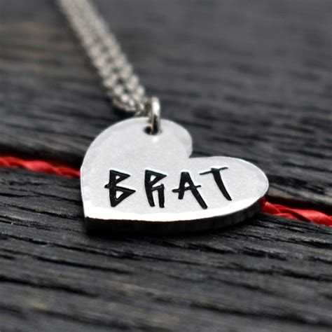 BRAT Necklace DDGL Daddy Kink Age Play ABDL Slave Etsy