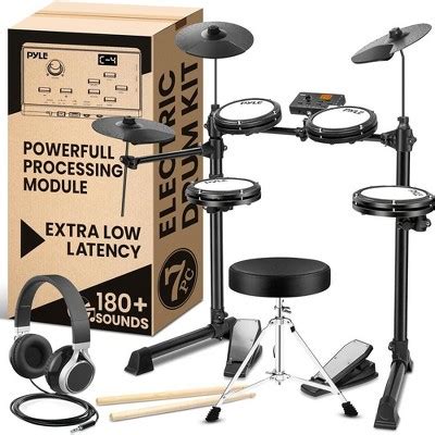Pyle Professional Electronic Drum Set Target