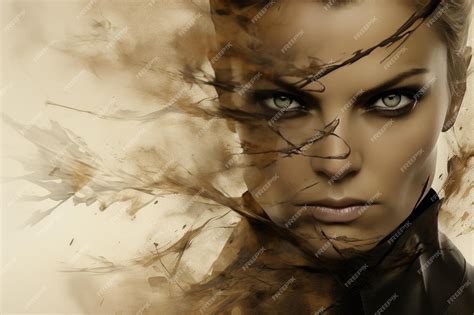 Premium Photo Highquality Image Of Futuristic Womans Face In
