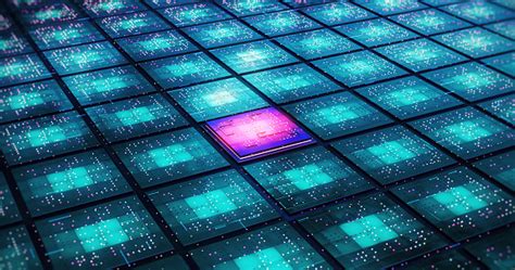 Circuit Board Pattern Close Up Cpu Data Processing Futuristic Ai