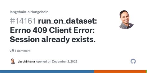 Runondataset Errno 409 Client Error Session Already Exists · Issue