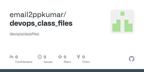 GitHub Email2ppkumar Devops Class Files Devopsclassfiles