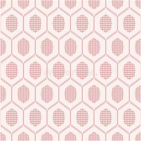 Japanese Hexagon Net Vector Seamless Pattern Stock Vector
