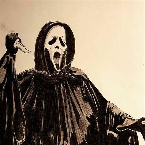 Ghostface Drawing